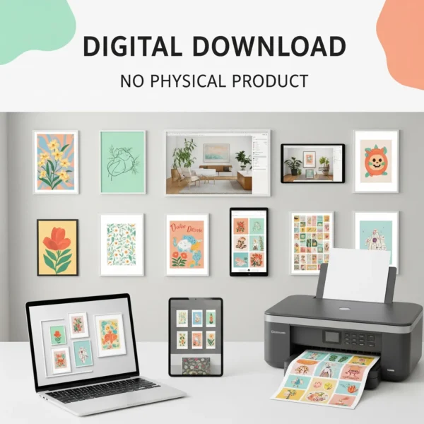 150,000+ Printable Wall Art Mega Bundle | High-Resolution Gallery Wall ...